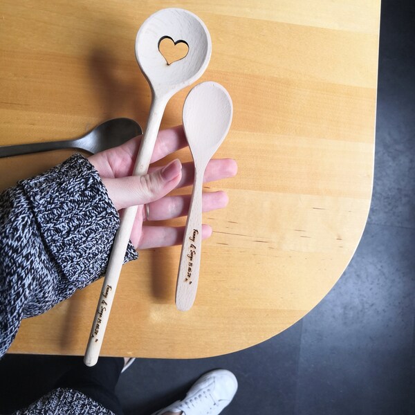 Personalized Wooden Cooking Spoon / Handcrafted Kitchen Spoon ...