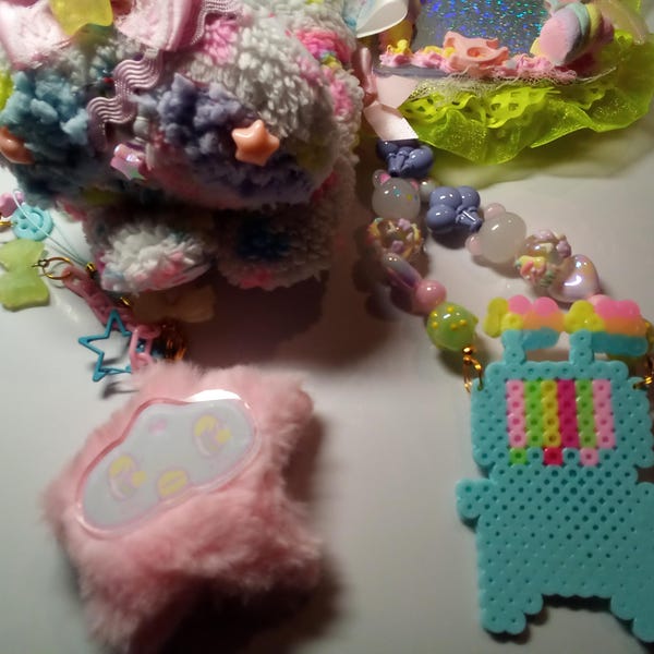 Candy Cemetery Creepy Cute Witch Bear Kawaii Leggings Tights - Etsy