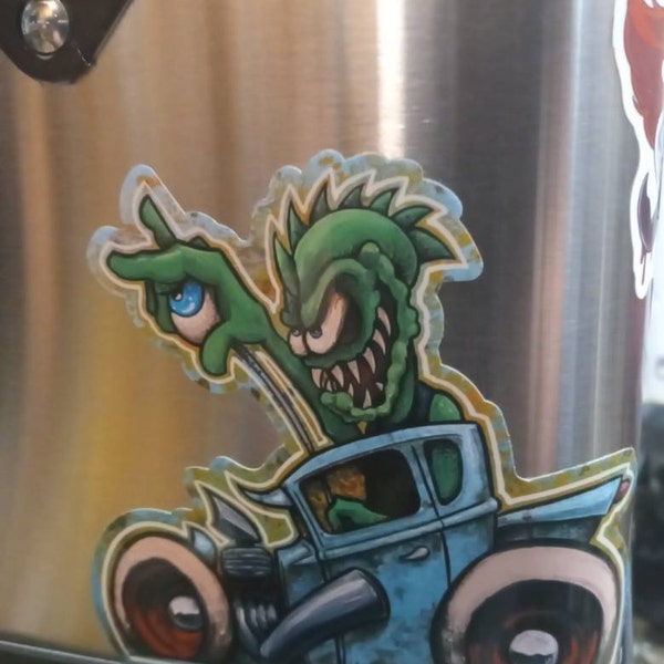 Swamp Monster Ratrod Sticker Free US Shipping - Etsy