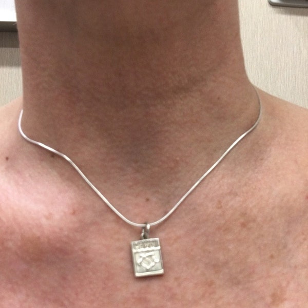 Sterling Silver 15 Inch Snake Chain With Lobster Clasp 1mm Necklace ...