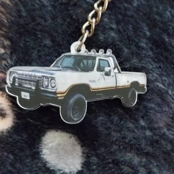 Lifted Monster Truck Mud Truck Gift Personalized Photo Keychain, Gift ...