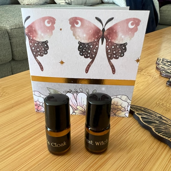 Witch's Cloak Perfume for Empaths | 10 Ml Roller Bottle | Calm Anxiety ...