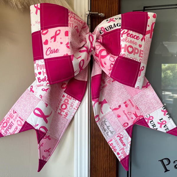 The Big Giant Reversible Quilted Bow | Beginner Friendly PDF Sewing ...