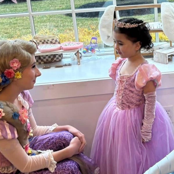 Rapunzel Princess Dress Set for Girls – Birthday Party Gown, Fairy Tale ...