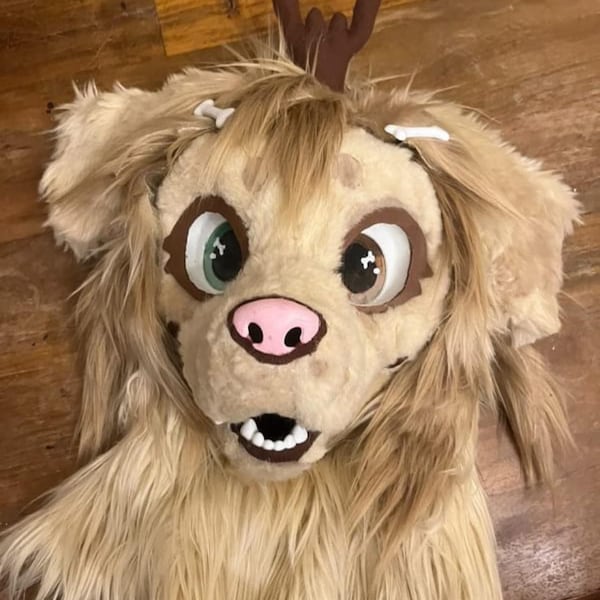 Sabertooth Tiger Fursuit Headbase Moving Jaw (made to Order) - Etsy
