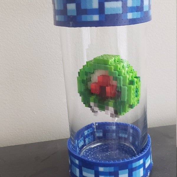 Metroid Capsule - 3D Perler Beads - Super Metroid Inspired - 3D Pixel ...