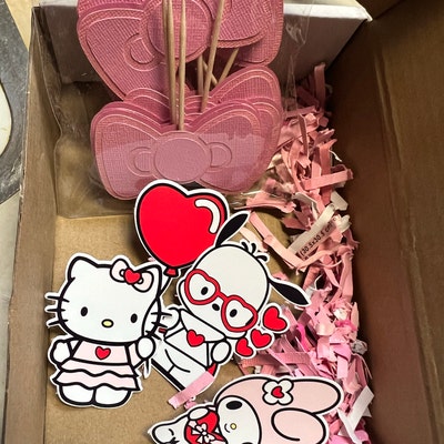 Custom Kitty and Friends Cupcake Toppers - Etsy