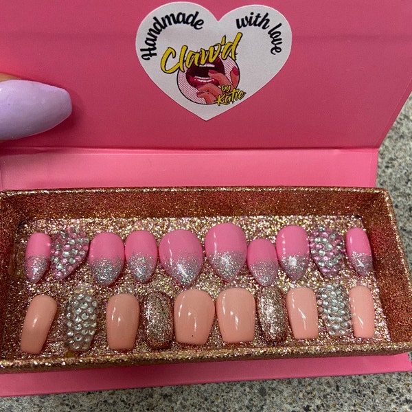 Fall Breeze Press on Nails | Coffin Shape | Stiletto Shape| Square ...