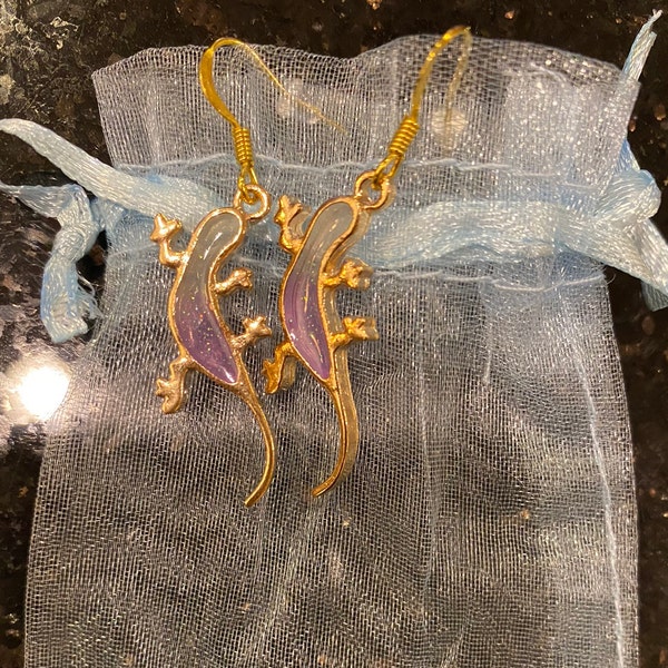 Lizard Earrings, Lizard Jewellery, Gecko Jewelry, Lizard Gift, Gifts ...