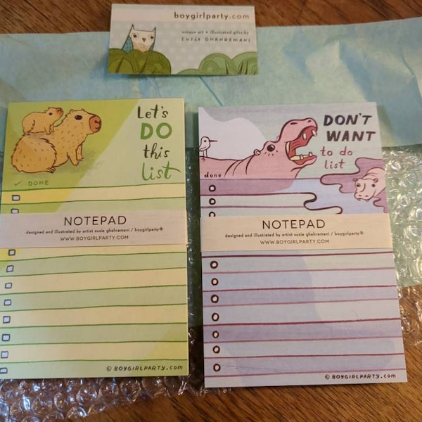 Cat TO DO LIST Notepad by Boygirlparty, Bowtie Kitty Cat Note Pad Memo ...