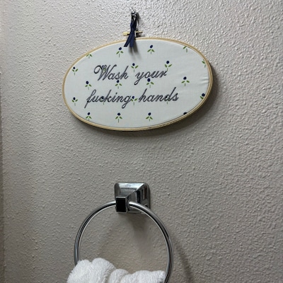 Destroy the Patriarchy Not the Planet: Feminist Embroidery Hoop Art ...