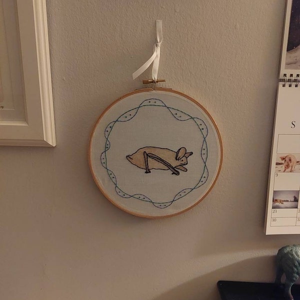 Trilobite Embroidered Hoop Art - Etsy