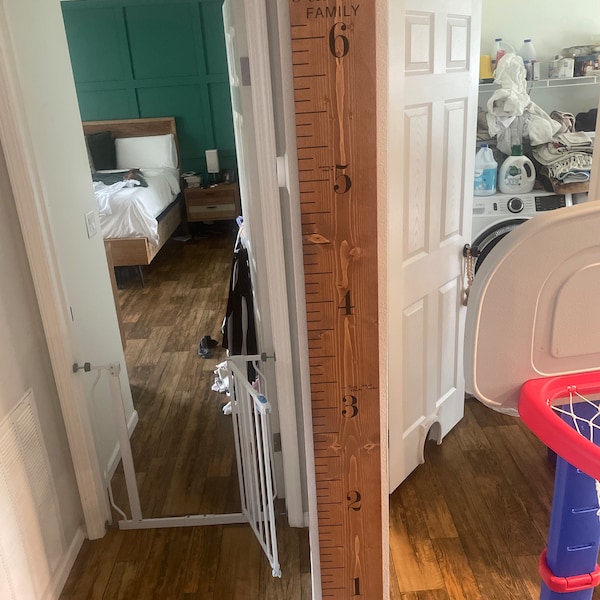 Height Stick Ruler - Wood Height Chart for Kids - Growth Chart Ruler - Etsy