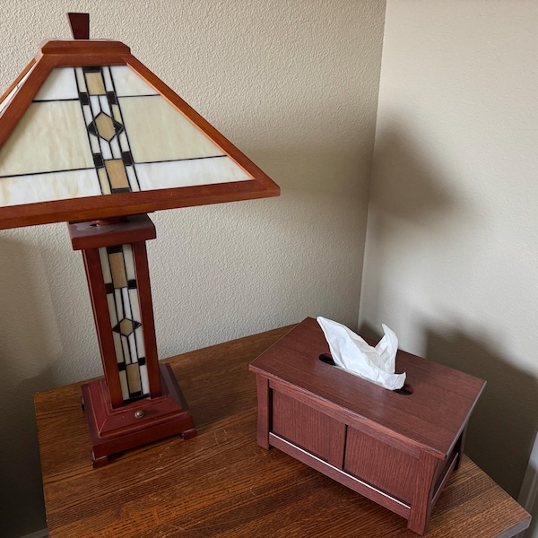 Wooden Tissue Box "jumbo" Holder. Mission Style. - Etsy