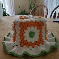 Turkish Granny Square, Big Crochet Granny Square, Crochet Pattern Retro ...