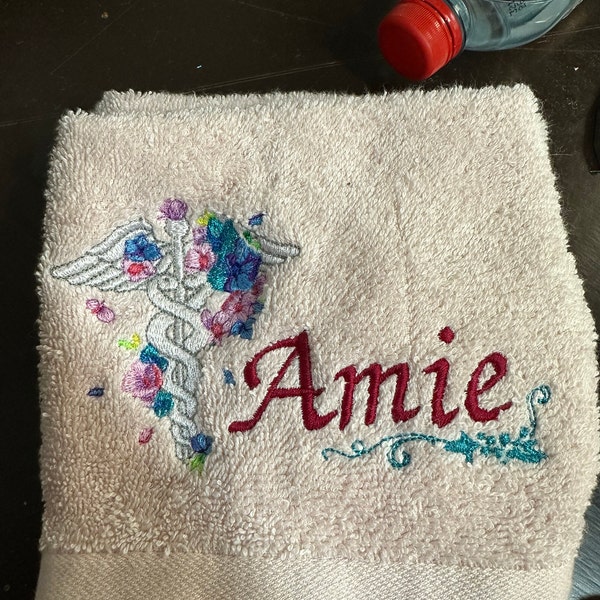 Caduceus Embroidery Design, Medical Embroidery Designs, Medical ...