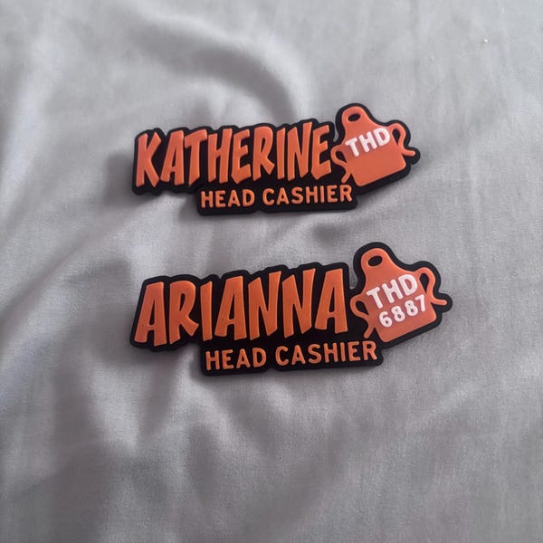 Personalized Name Tags With Apron, 3D Printed Keychains, Kid's Name ...