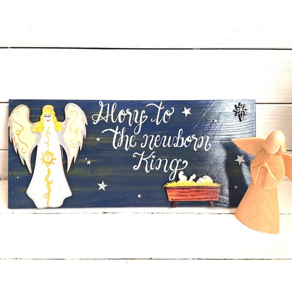 Baby Jesus Wood Cutout – Christmas Nativity Craft, DIY Faith Decor ...