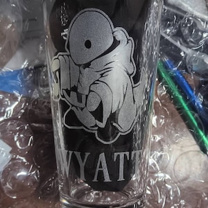 Mario Mushroom Glass Nintendo Mario Inspired Whiskey Glass - Etsy