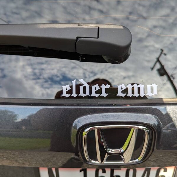 Elder Emo Vinyl Decal | Car Window Rearview Mirror Bumper Laptop ...