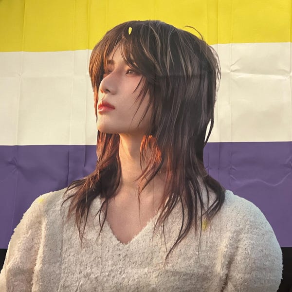 Stray Kids Felix in Black Leather Jacket American Flag, Felix American ...