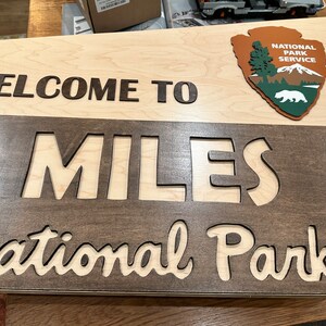 15 Personalized National Forest Inspired Sign Replica Custom National ...