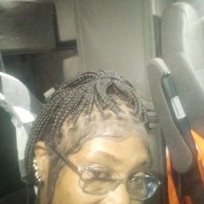 Amy Braids Handmade Braided Fish Bone Cornrow Wig, Different Color ...