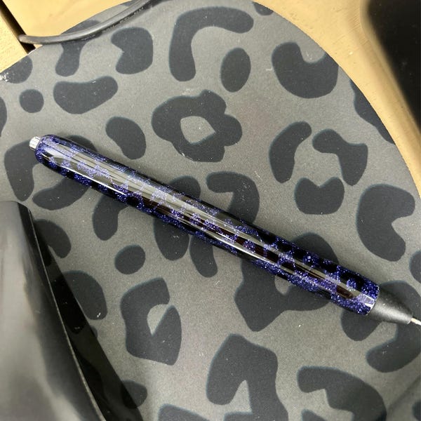 CHEETAH PRINT Pen | Refillable Gel Pen | Glitter Pen - Etsy