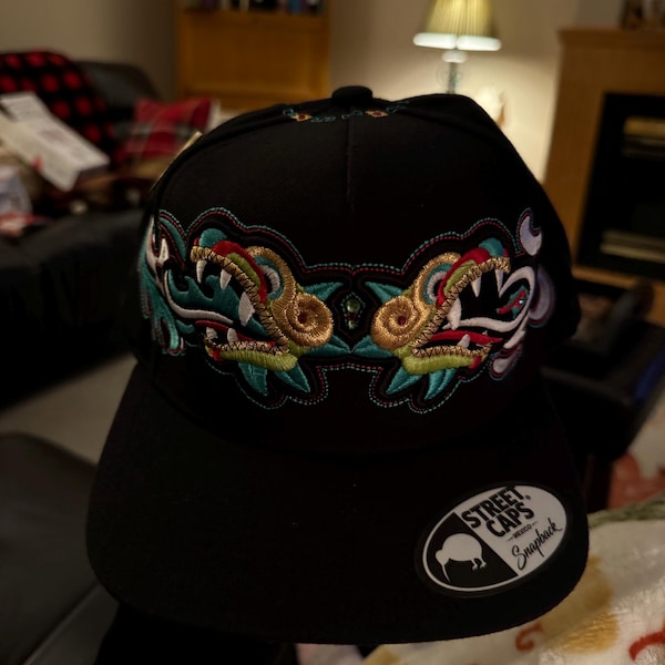 Psychedelic Axolotl Tie Dye Snap Back Cap Hat Trippy Hippie Rave ...