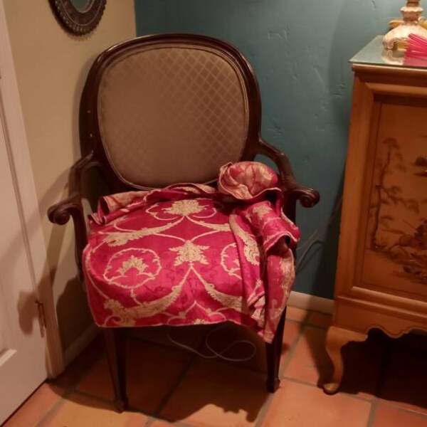 Rare Sublime Colourway Antique French Napoleon III Chic Shabby Creamy ...