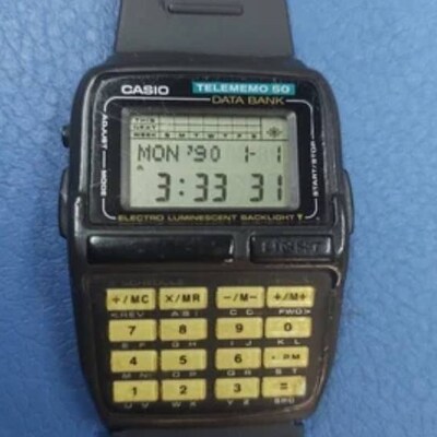 Rare & Vintage Casio DBC-63 Dino Zone Databank Wrist Watch Fully ...
