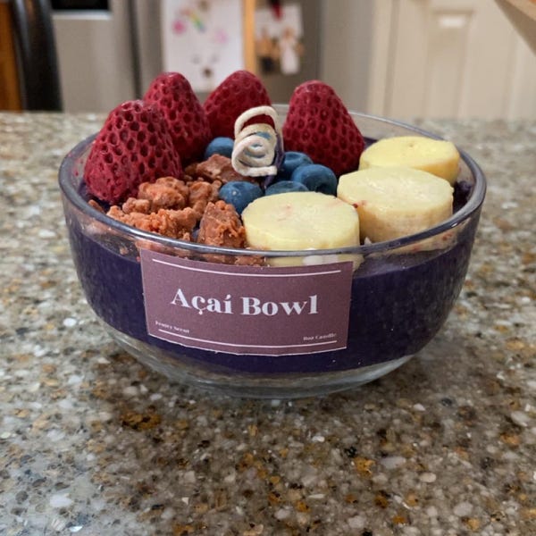 Hwachae Bowl Candle | Soy Candle | Viral Dessert Candle | Strawberry ...