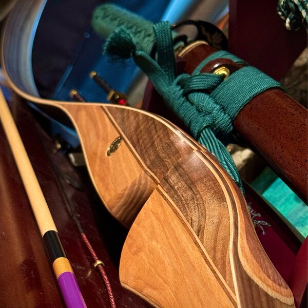 CAVALRY BOW Recurve Bamboo Horsebow Mount Archery Hunting Bow Eastern ...