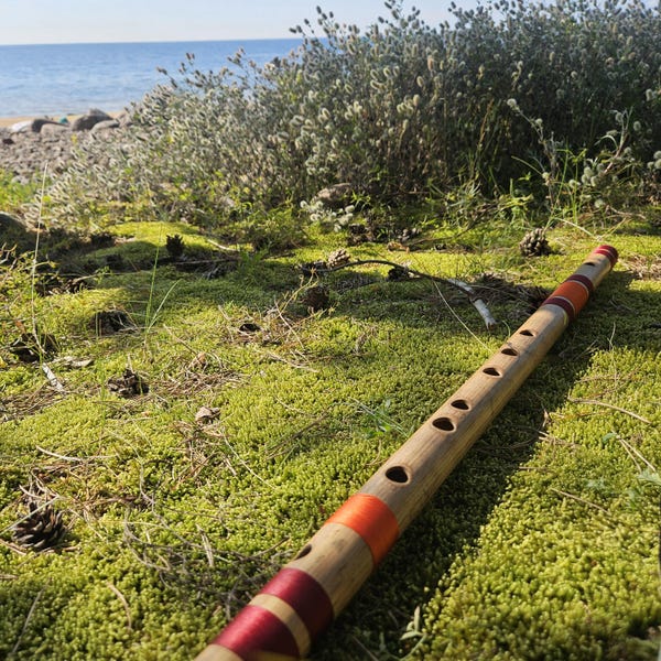 Bansuri Flute: 20" Indian Hindustani Flute, 440hz - Etsy