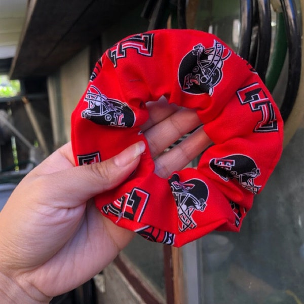 NCAA Texas Tech Red Raiders Red & Black College Logo 100% Cotton Fabric ...