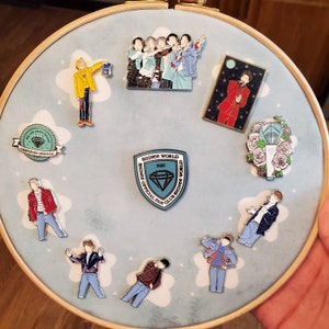 Pin Display Cute Unique Enamel Pin Board Enamel Pin Hoop Enamel Pin ...