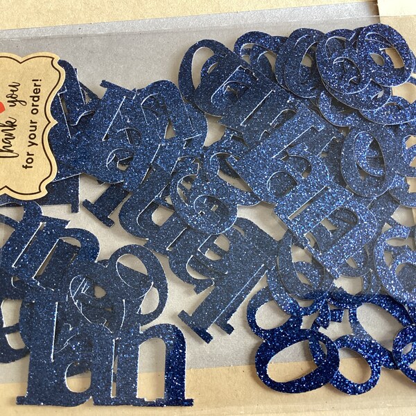 100 Glitter Dog Bone Table Confetti Sprinkles, Birthday, Party, Silver ...