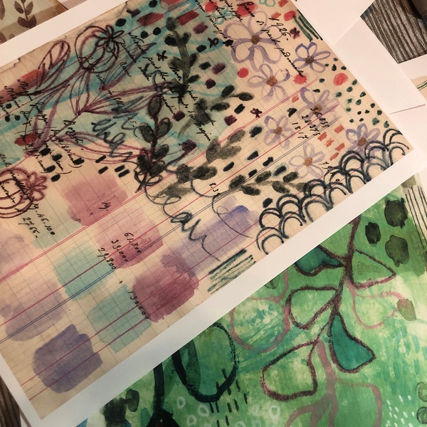 Printable Roxy Creations Handpainted Paper Kit 1 - Etsy