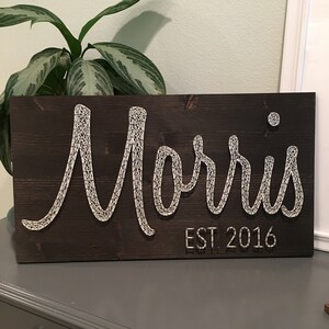 String Art Name Board EXTRA LARGE Board | Etsy