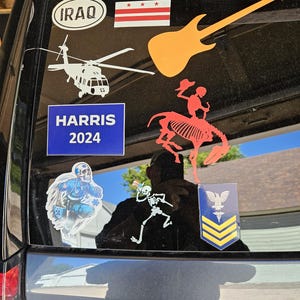 Skeleton Firefighter Smells Like Work Sticker, Firefighter, Bunker Gear ...