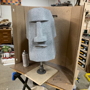 Moai Mask DIY Paper Mask, Printable Template, Papercraft, 3D Mask ...