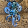 The Lustrous Blue Alien Kraken Collectible Wearable Boro Glass Octopus ...
