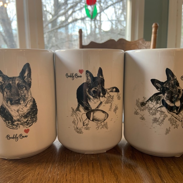 Custom Dog Mug, Dog Lover Gift, Pet Memorial, Dog Memorial Gift, Pet ...