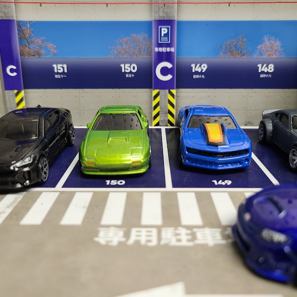 164 Diorama Desk Mat Parking Lot - Etsy
