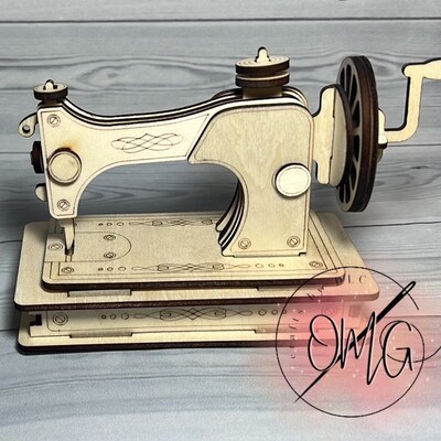 Sewing Machine Laser Cut File, SVG Plans for Laser Cutting Machines ...
