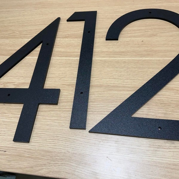 16 Inch Modern House Numbers Letters - Etsy