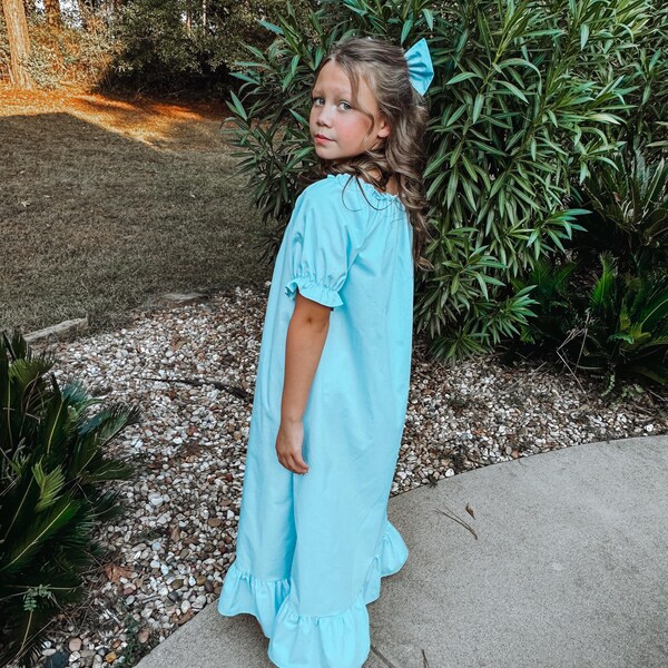 Girls Handkerchief Style Dress With Knot Straps - Etsy