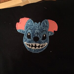 Character Inspired Mouse Stitch Embroidery Applique Design - Etsy