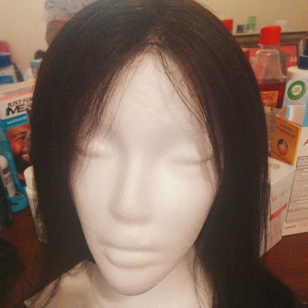 10 Inch Bobo Human Hair Wig Short Bob Wig Glueless Natural Black Wig ...