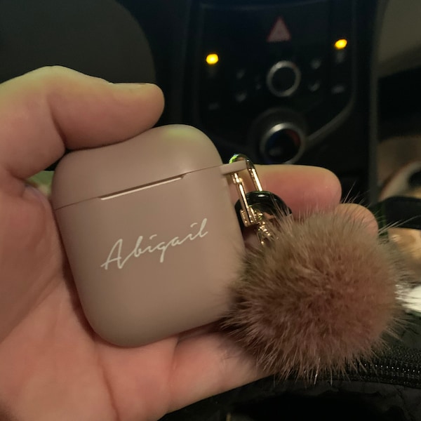 Custom Airpods Pro 3 Case Cute With Pom Pom Keychain,silicone AirPod ...